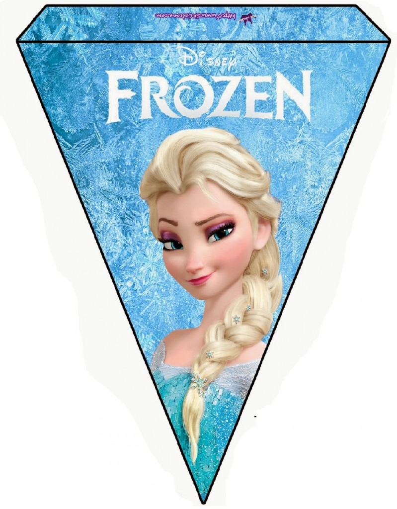 banderin frozen elsa - Todo Frozen